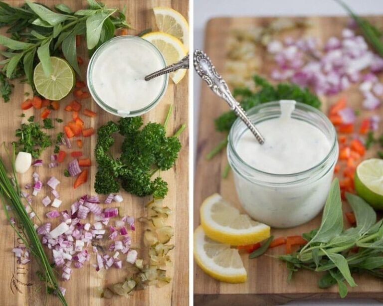 Yogurt Dressing (Low-Fat, Healthy) - Where Is My Spoon
