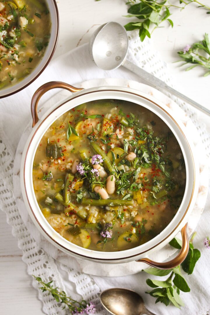 Rice and Beans Soup (with Vegetables)