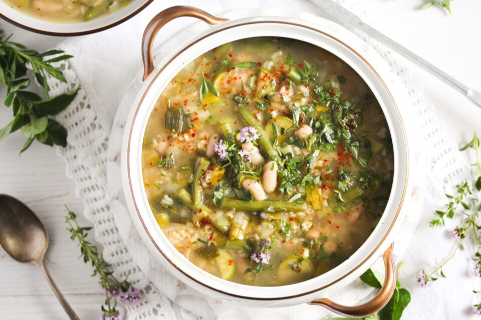 Rice and Beans Soup (with Vegetables)