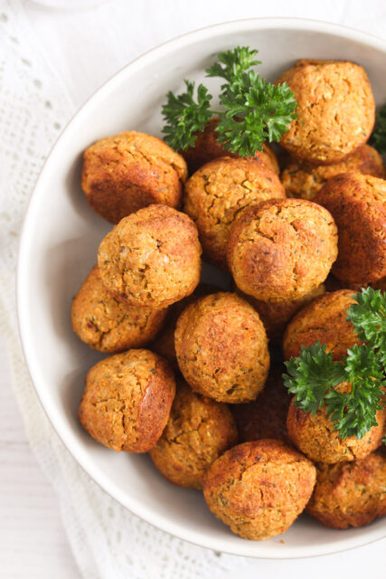 Vegetarian Chickpea Meatballs - Where Is My Spoon