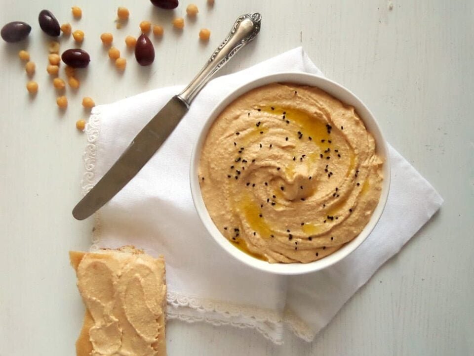 Low-Calorie Hummus - Best Hummus Recipe Ever - Where Is My Spoon