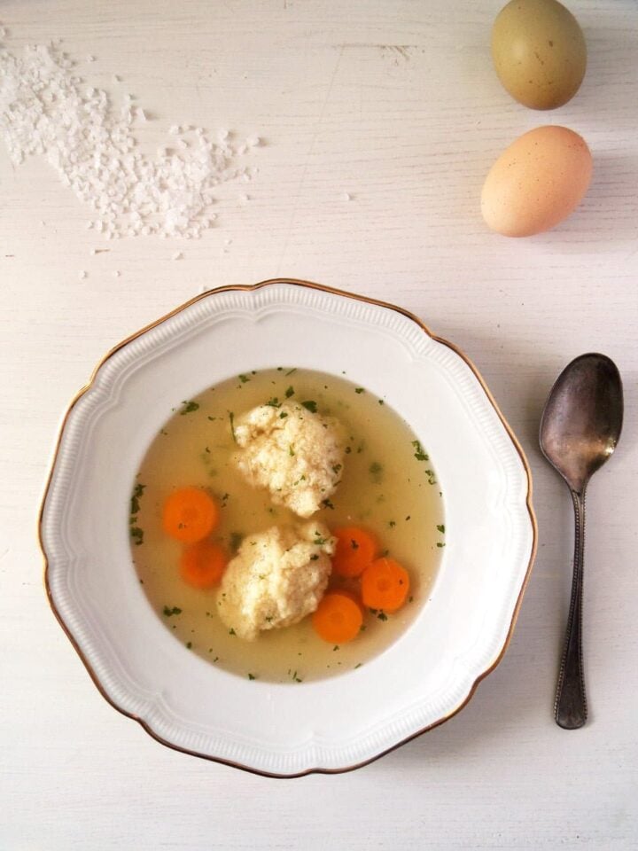 Romanian Semolina Dumpling Soup - Where Is My Spoon
