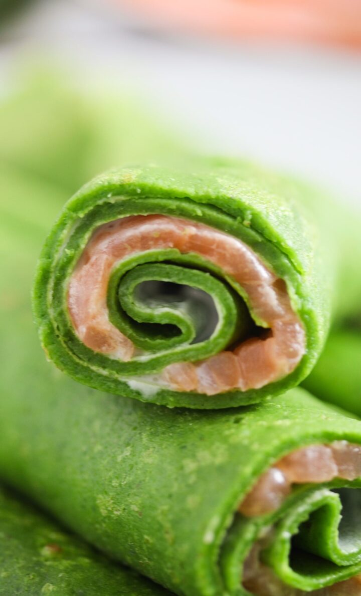 Green Wild Garlic Crepes - Where Is My Spoon