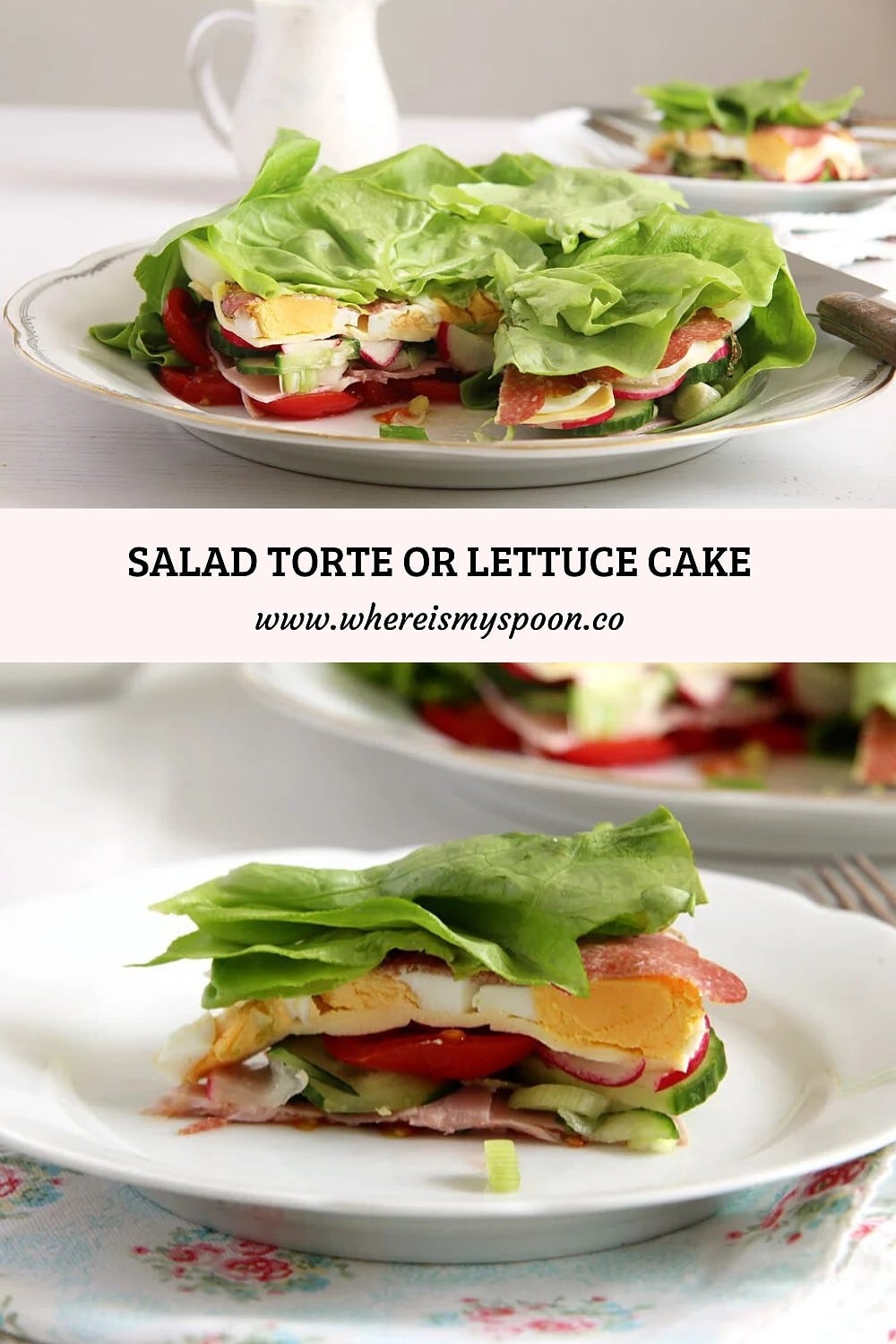 Salad Torte or Lettuce Cake