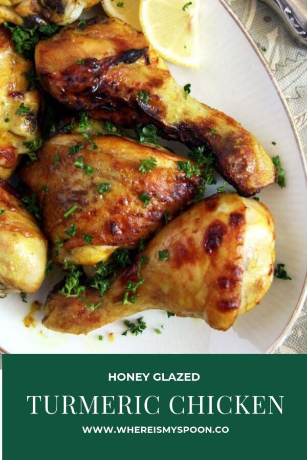 Turmeric Chicken with Honey Glaze