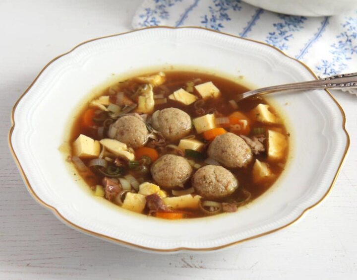 German Beef and Dumpling Soup - Where Is My Spoon