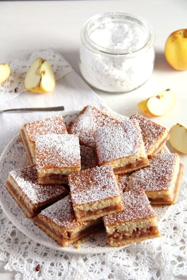 Stewed Apple Cake (Tray Bake) - Where Is My Spoon