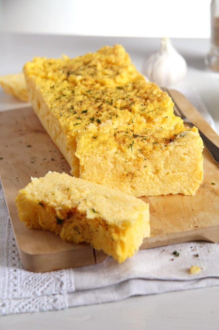 Polenta Loaf (Romanian Polenta Souffle) - Where Is My Spoon
