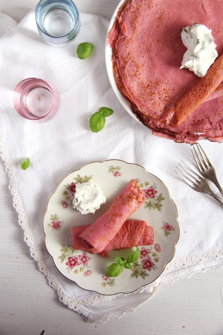 Beetroot Crepes