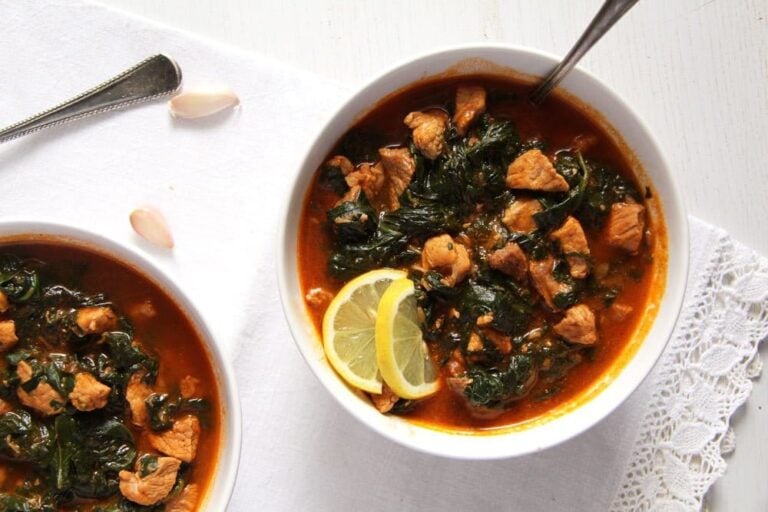 Danish Pork And Spinach Stew