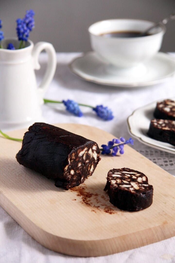 Biscuit Salami - Romanian Salam de biscuiti - Where Is My Spoon