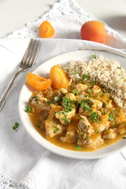 Fresh Apricot Chicken - Where Is My Spoon