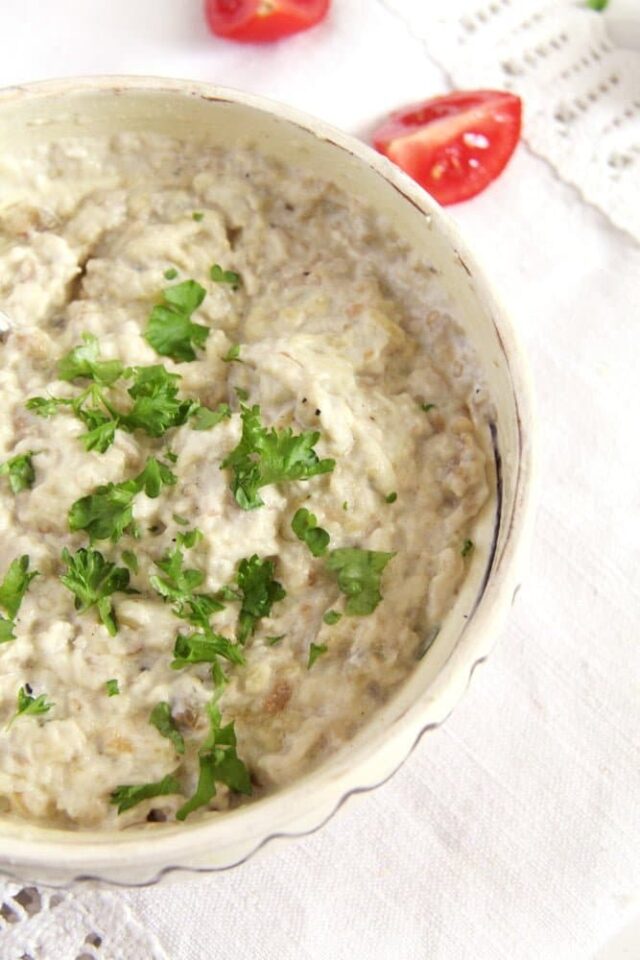 Romanian Eggplant Salad - Vinete - Where Is My Spoon