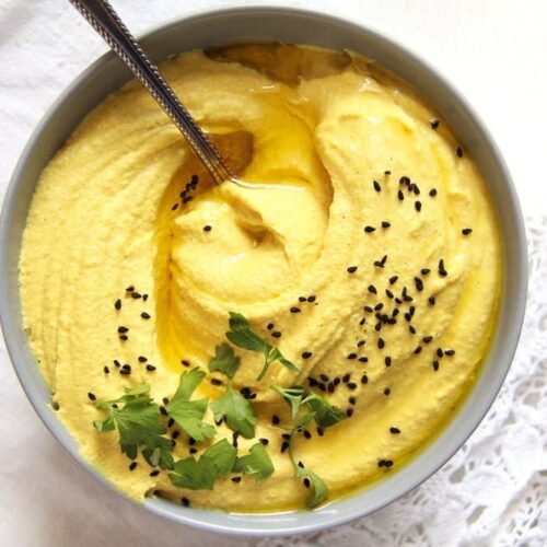 Turmeric Pasta with Coconut Milk (and Lentils)