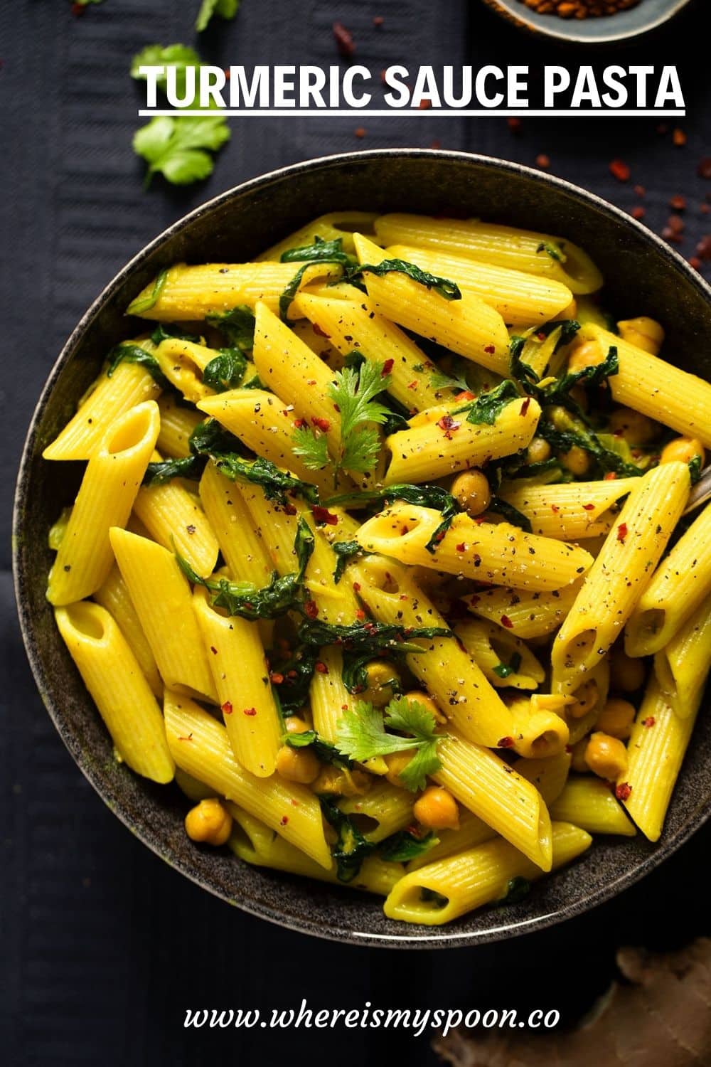 Turmeric Pasta - Where Is My Spoon