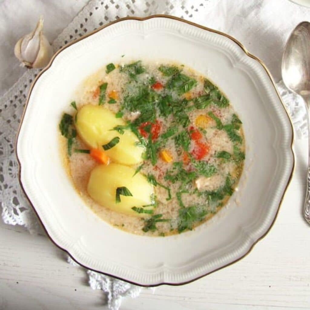 Romanian Fish Soup with Potatoes - Where Is My Spoon