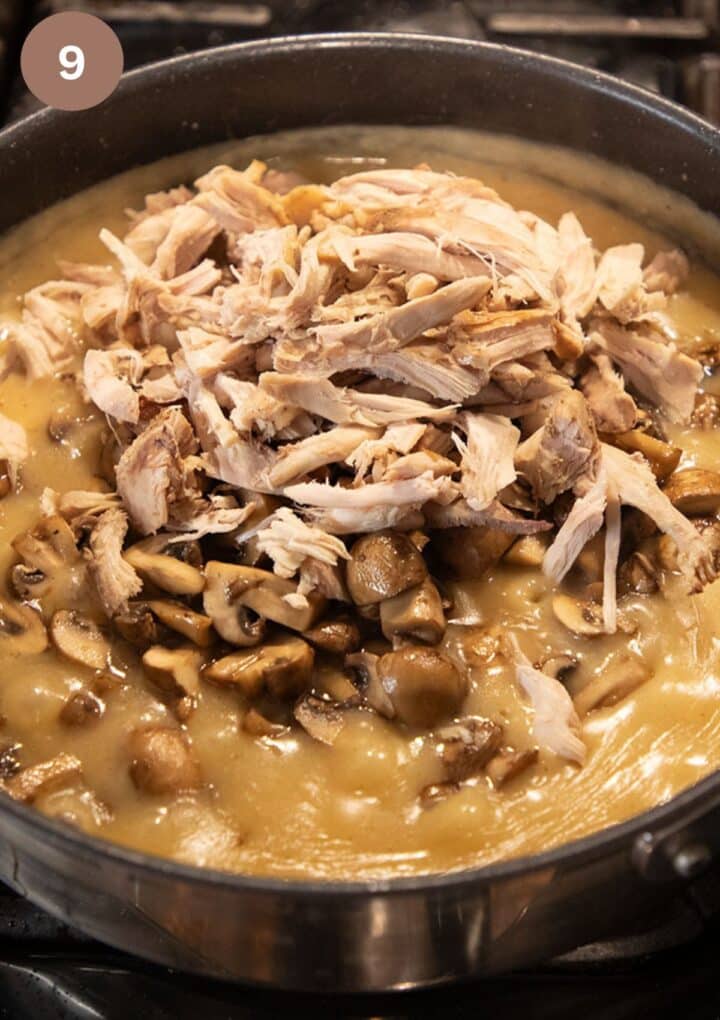 Turkey Fricassee (with Leftover Turkey) - Where Is My Spoon