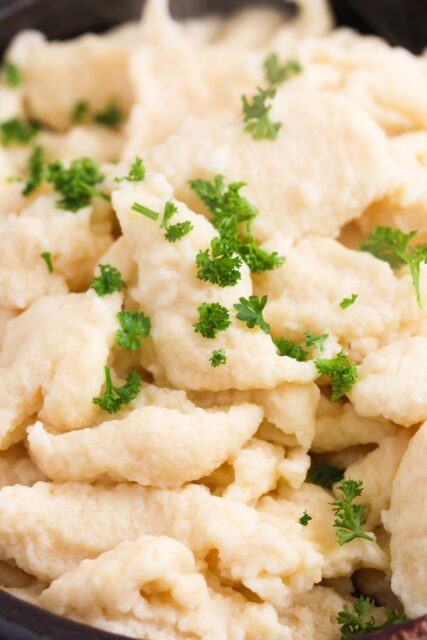 The Best Nokedli Recipe (Hungarian Dumplings for Goulash or Paprikash)
