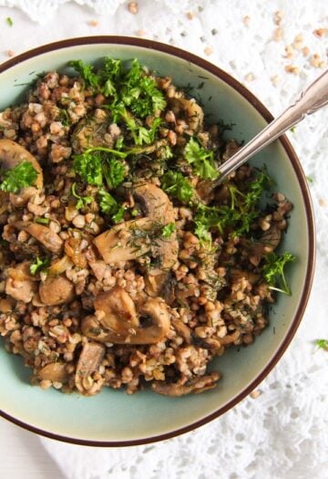 Roasted Buckwheat with Mushrooms – Polish Kasha - Where Is My Spoon