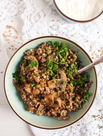 Roasted Buckwheat with Mushrooms – Polish Kasha - Where Is My Spoon
