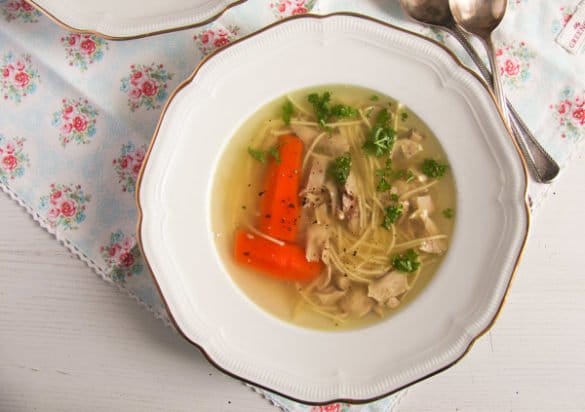 Polish Chicken Soup - Rosol Recipe