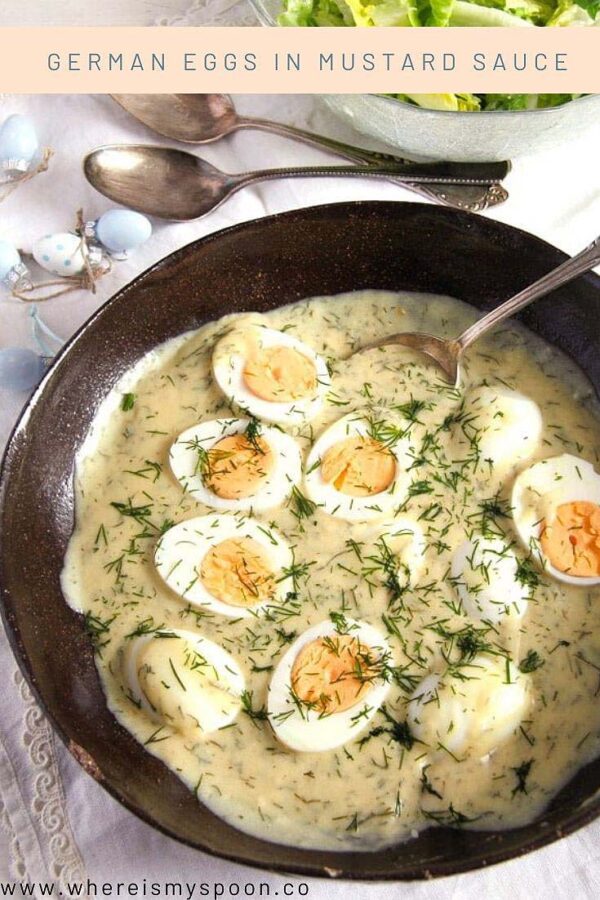 German Eggs in Mustard Sauce