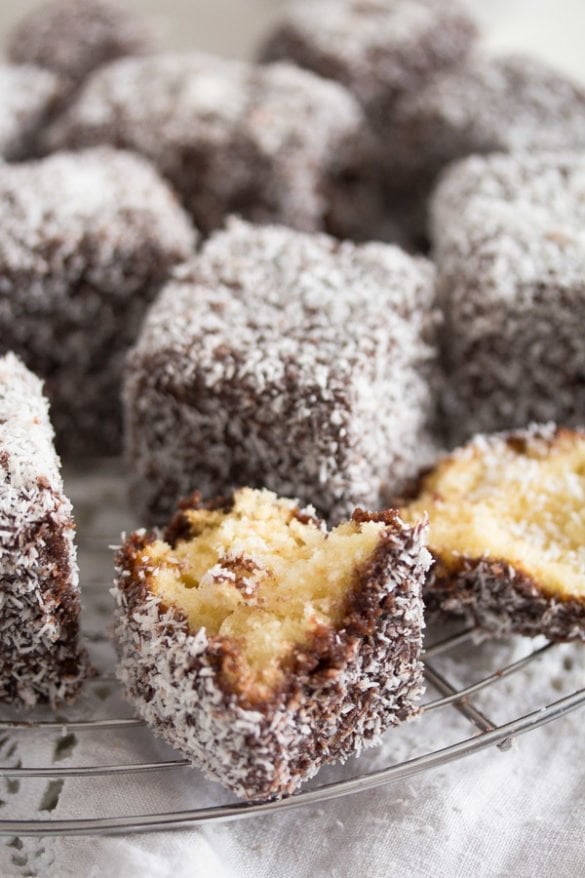 Australian Lamington Cake Recipe (Chocolate Coconut Squares)