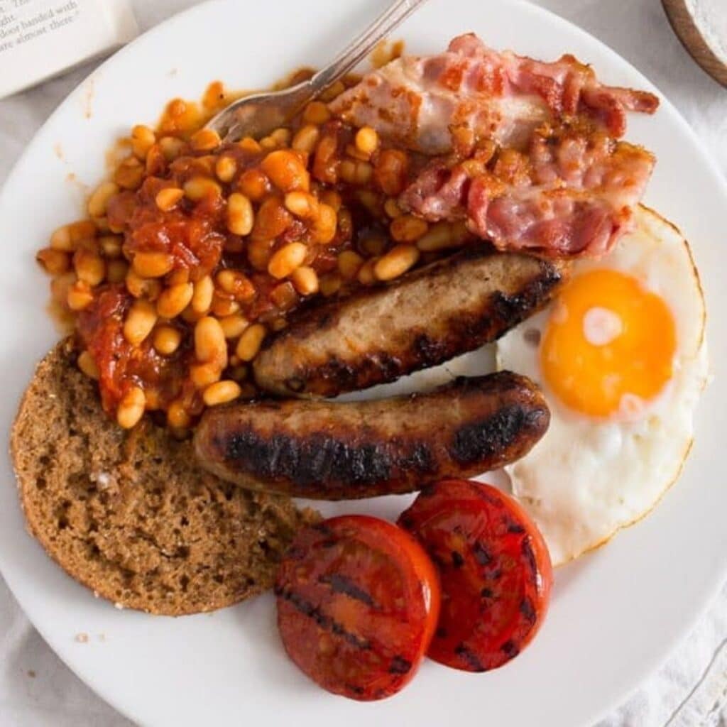 Full English Breakfast with Beans - Where Is My Spoon