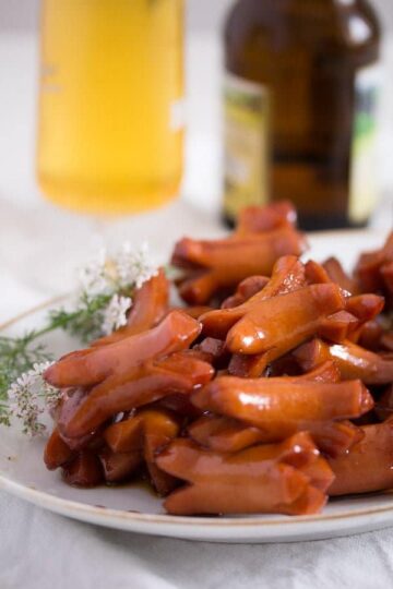 Glazed Cocktail Sausage Appetizers (in Coke) Where Is My Spoon