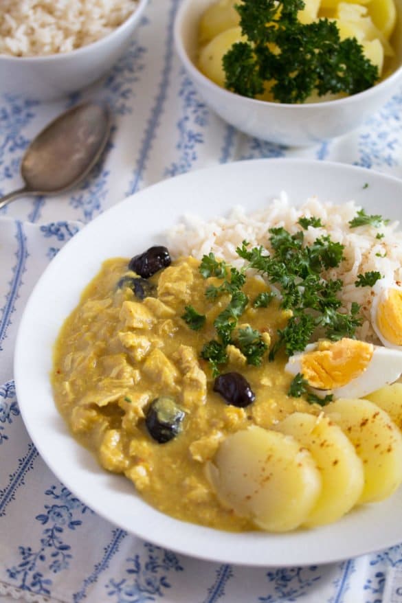 Aji de Gallina - Peruvian Chicken Stew - Where Is My Spoon