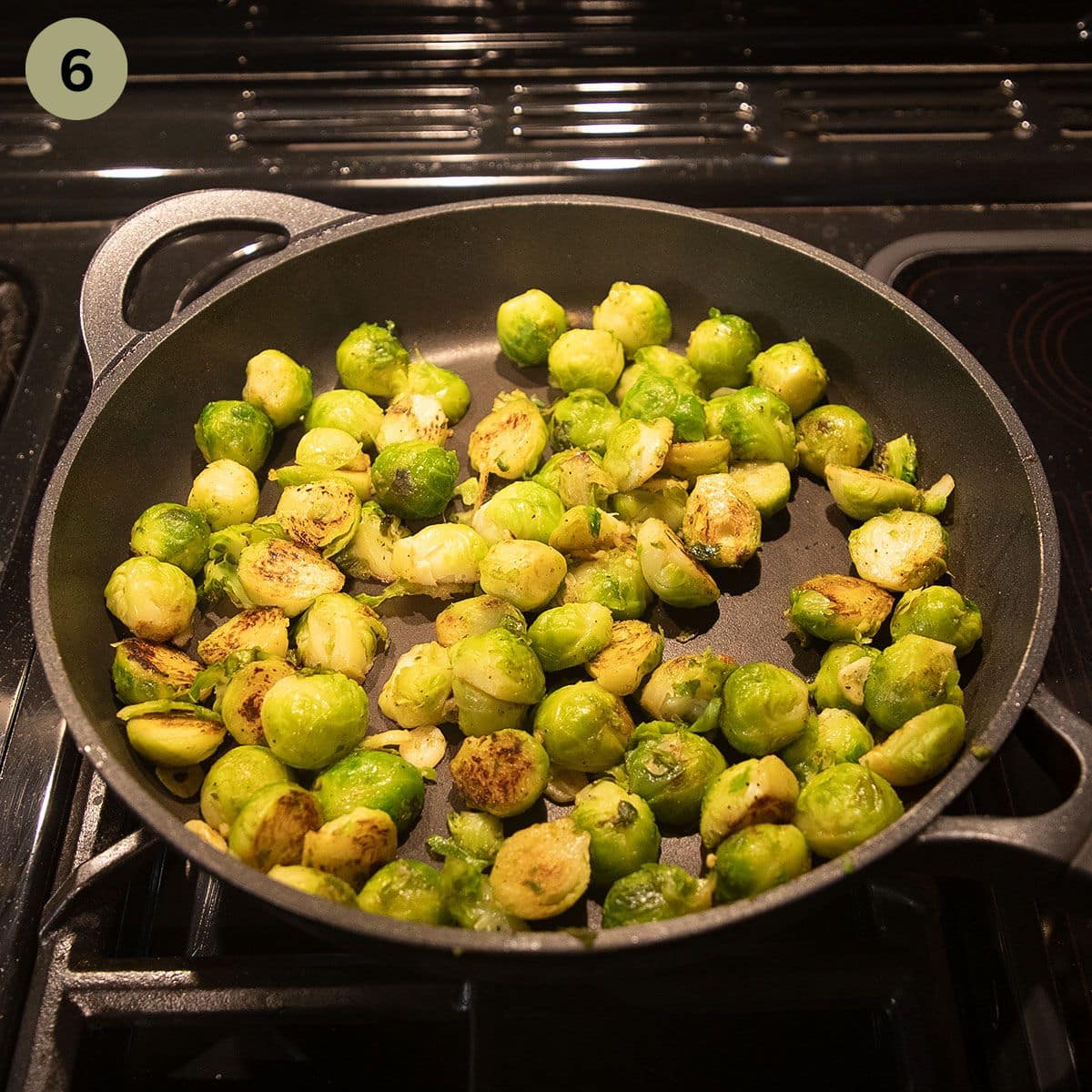 Pan-Fried German Brussels Sprouts with Bacon - Where Is My Spoon