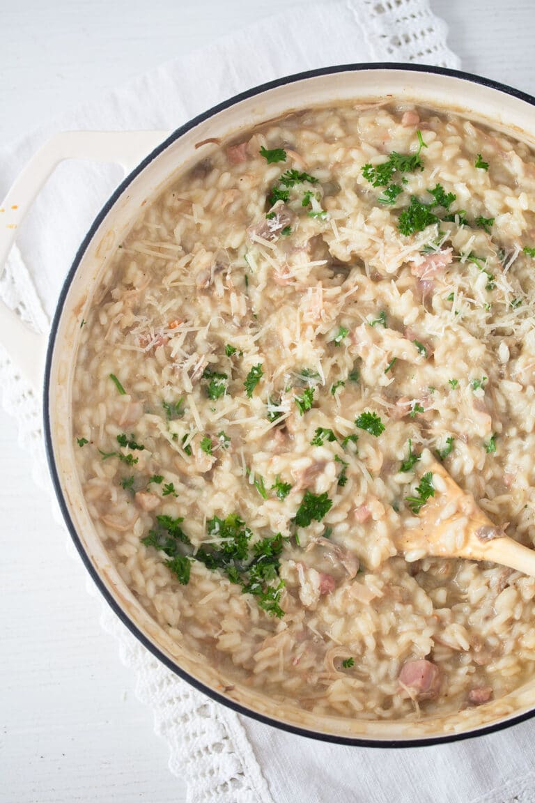 Leftover Turkey Risotto - Where Is My Spoon