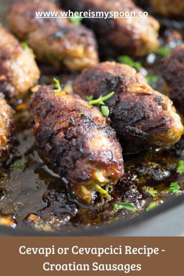 Cevapi or Cevapcici Recipe – Grilled Sausages – Croatian Food