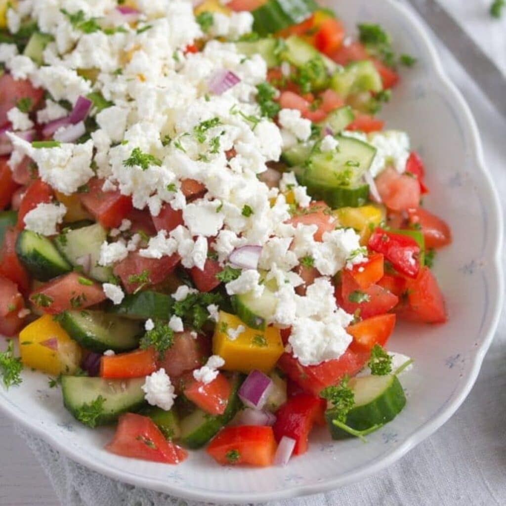Croatian Shopska Salad - Where Is My Spoon