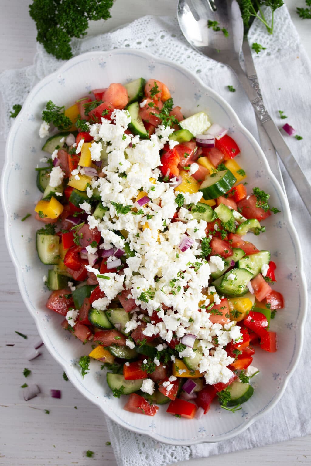Croatian Shopska Salad - Where Is My Spoon