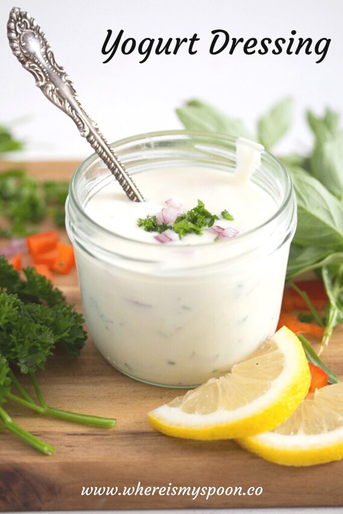 How To Make a Basic Yogurt Dressing (with Greek Yogurt)