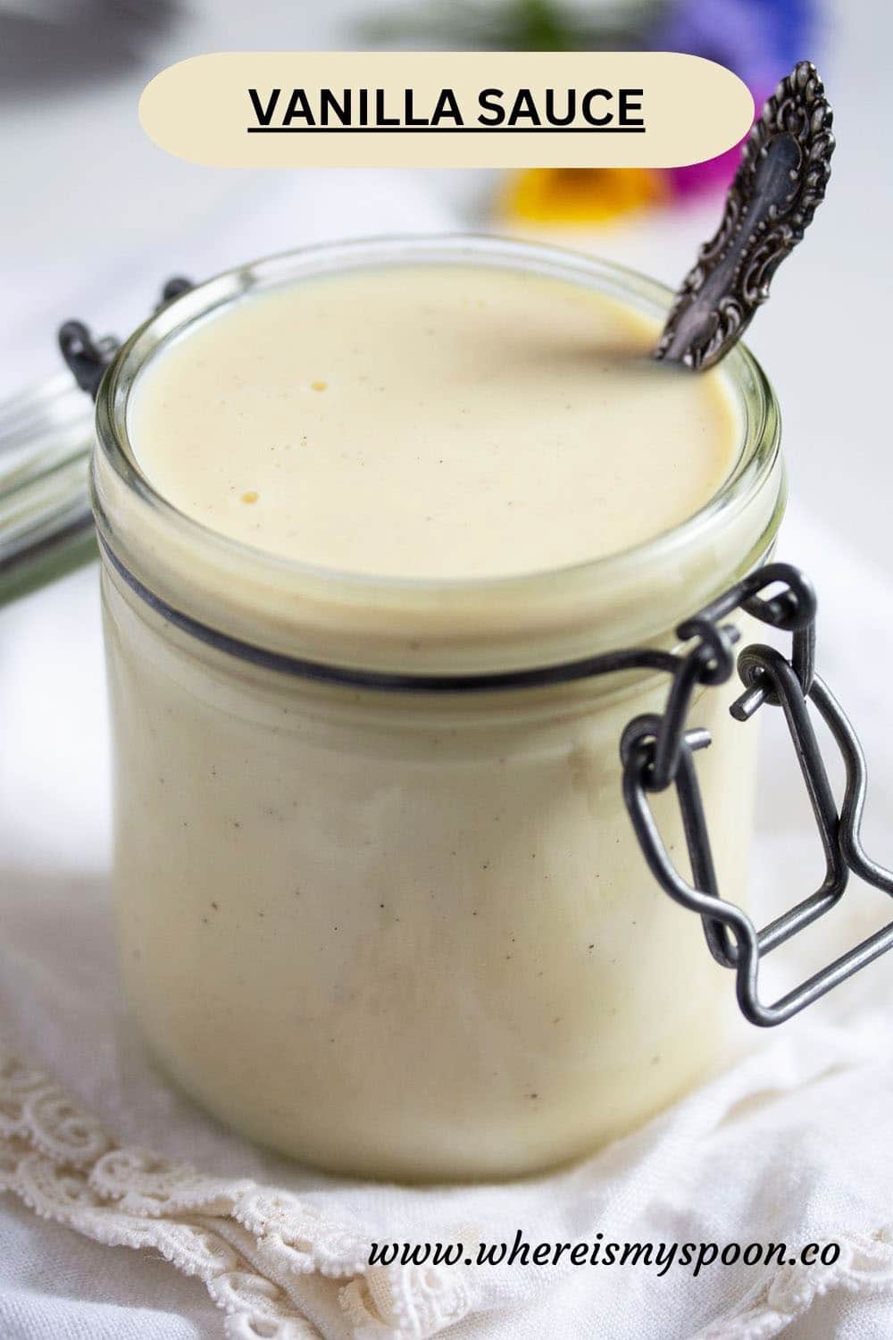 Vanilla Sauce Recipe - Where Is My Spoon