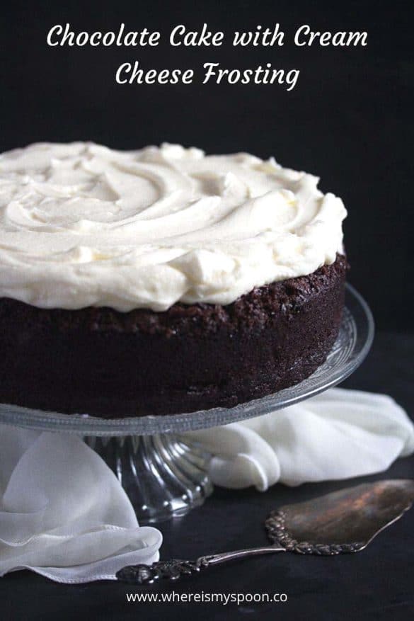 Chocolate Cake with Cream Cheese Frosting