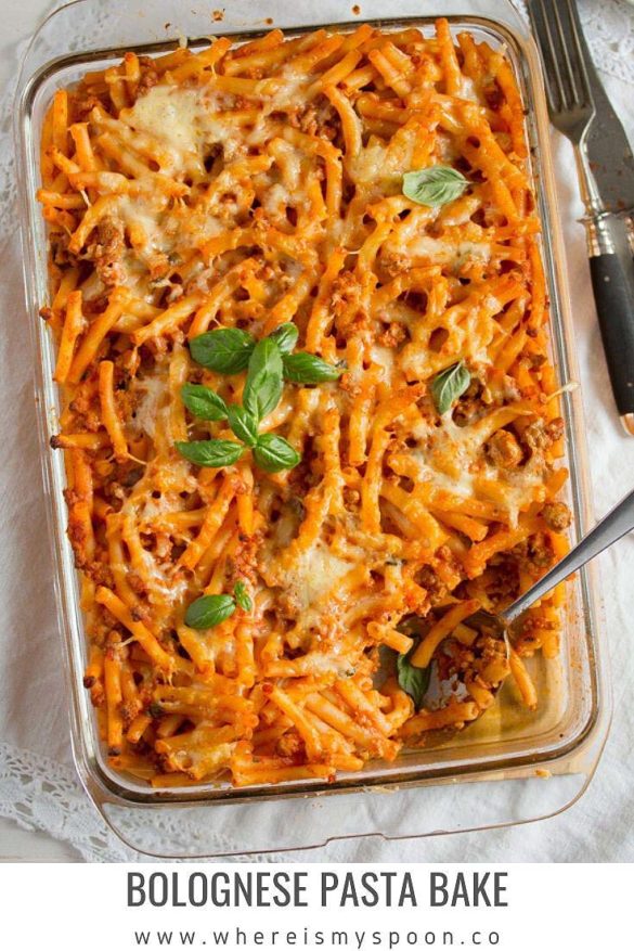 Bolognese Pasta Bake
