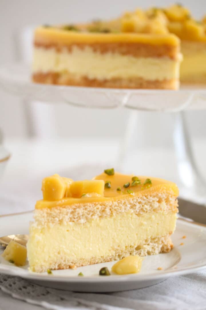 Mango Mousse Cake - Where Is My Spoon