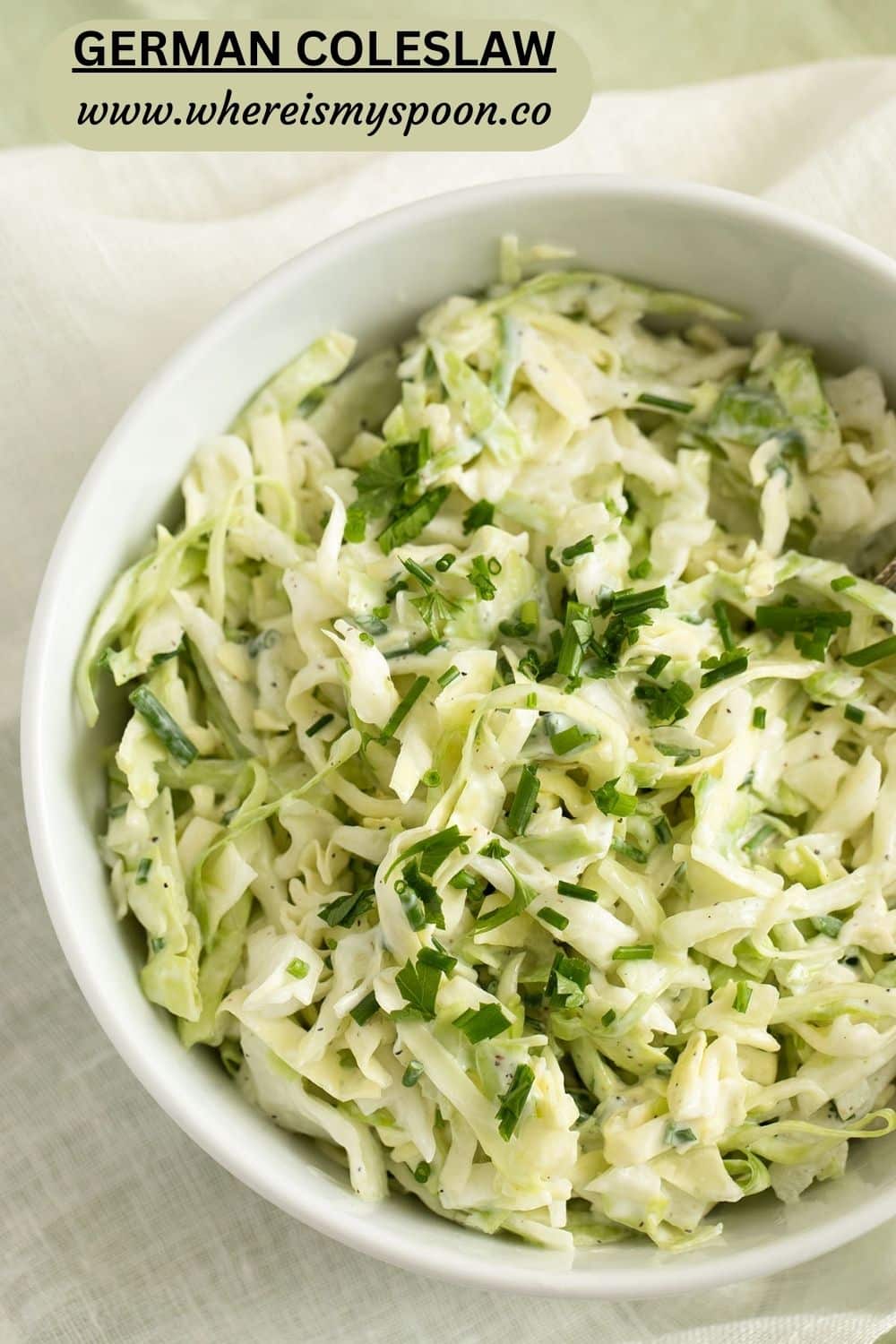 German Coleslaw Recipe- Where Is My Spoon