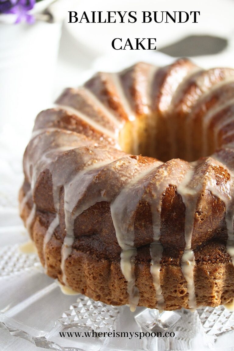 Baileys Irish Cream Cake (Boozy Bundt Cake Recipe)