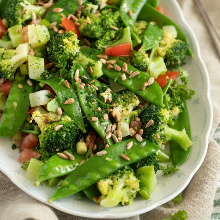 Broccoli and Pea Salad - Where Is My Spoon