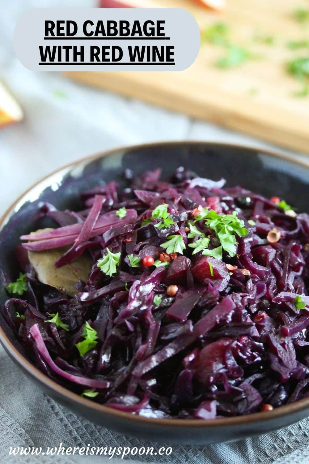 Red Cabbage with Red Wine - Where Is My Spoon