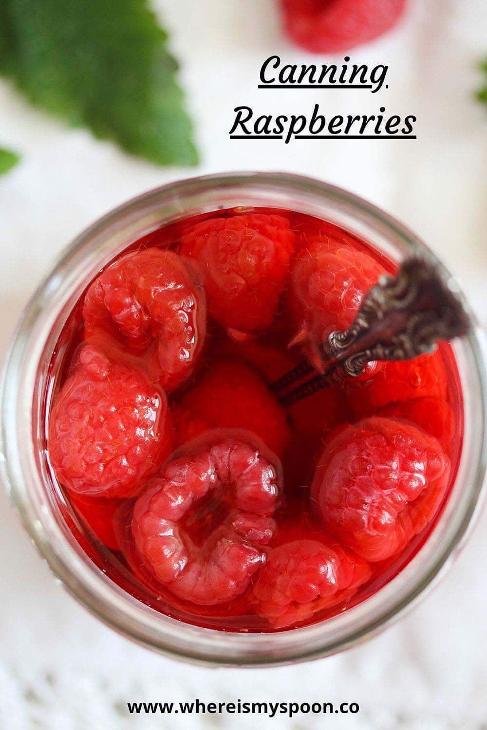 How to Preserve Raspberries (Canning Raspberries) - Where Is My Spoon