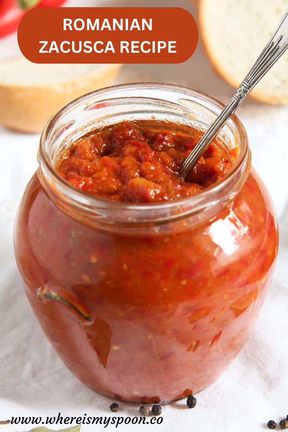 Zacusca Recipe - Romanian Eggplant Spread - Where Is My Spoon