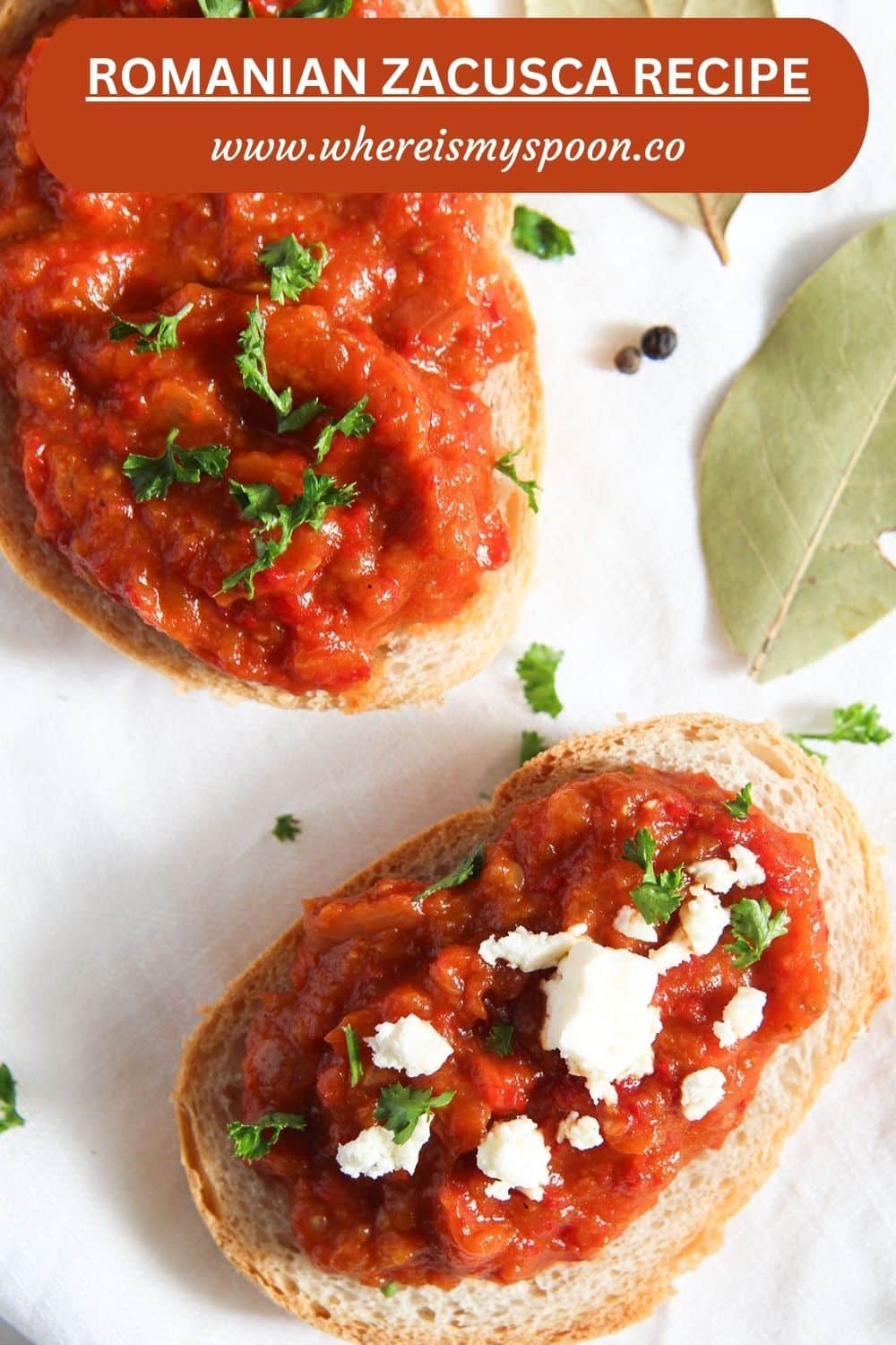 Zacusca Recipe - Romanian Eggplant Spread - Where Is My Spoon