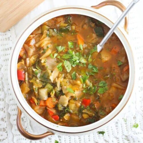 Spanish Vegetable Soup (Sopa de verduras) - Where Is My Spoon