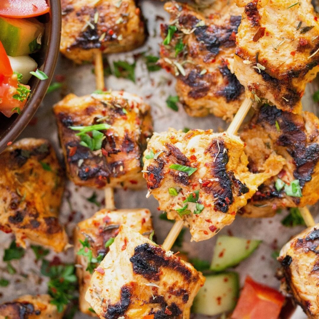 Turkish Kebab Recipe (with Turkey Cubes)