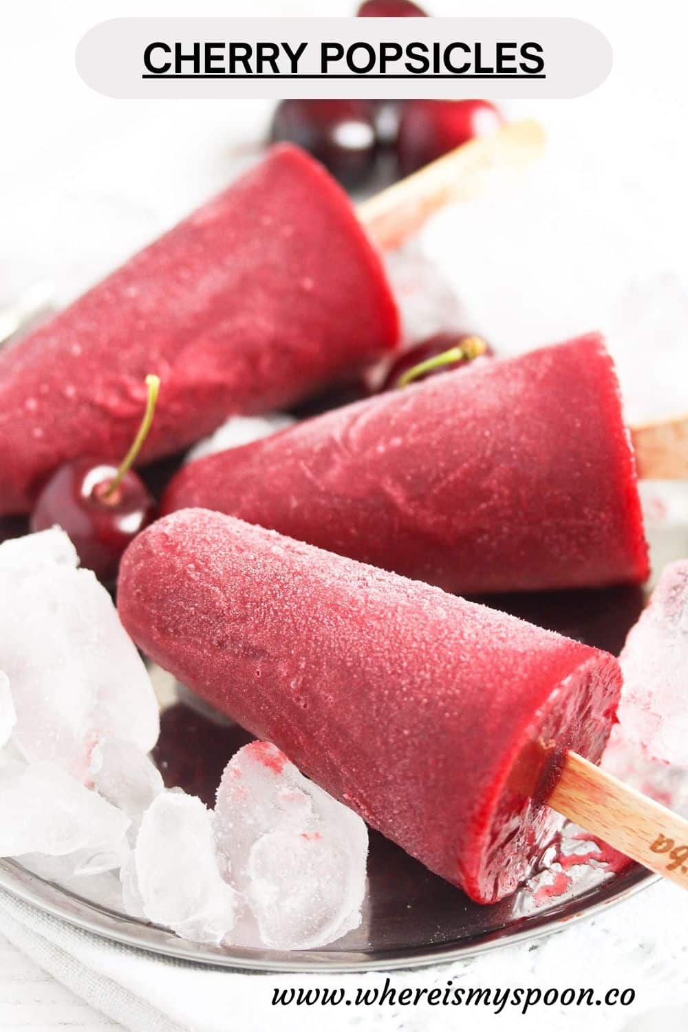 Cherry Popsicles - Where Is My Spoon
